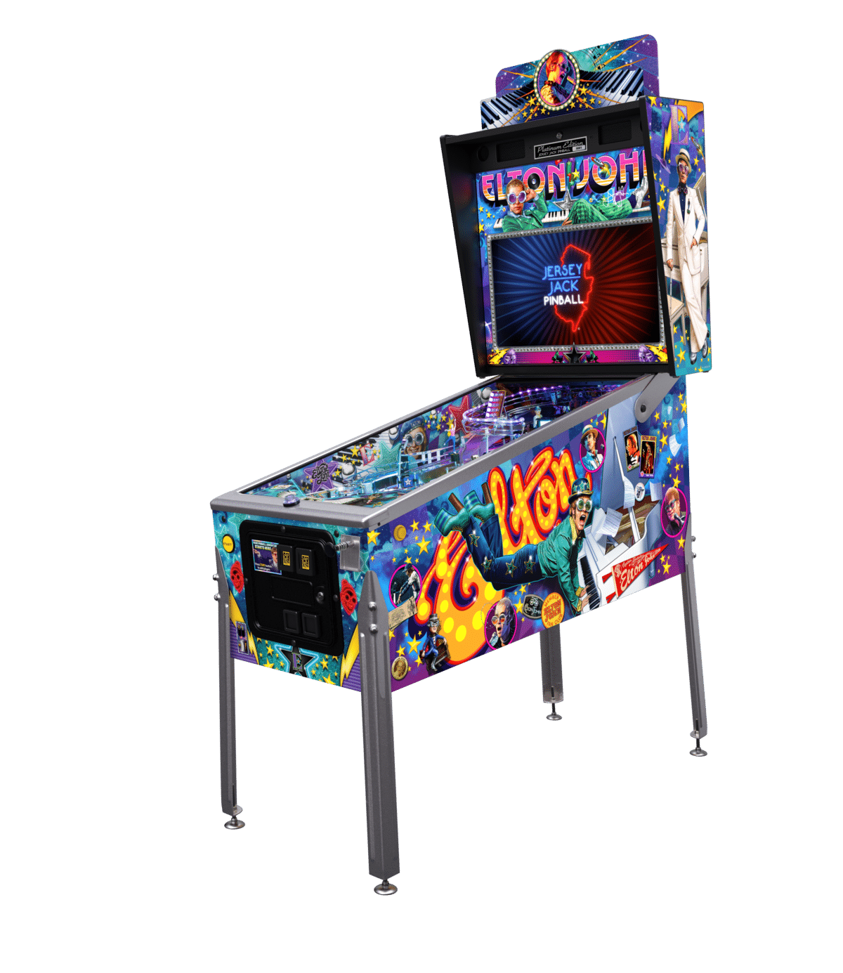 Flipper Elton John édition Platinum - Jersey Jack Pinball